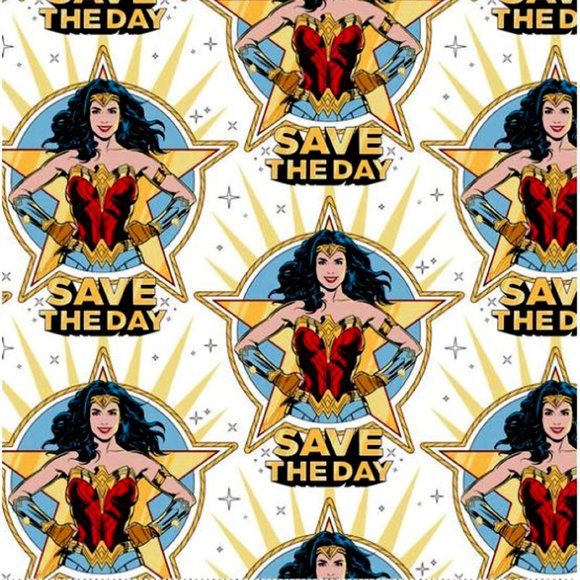Other | Wonder Woman Cotton Fabric Selling By The Yard | Poshmark
